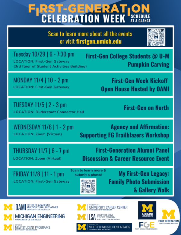 First-Gen Celebration Week 2024 (November 4 - November 8) - First ...