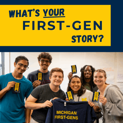 Homepage - First Generation Students | University of Michigan